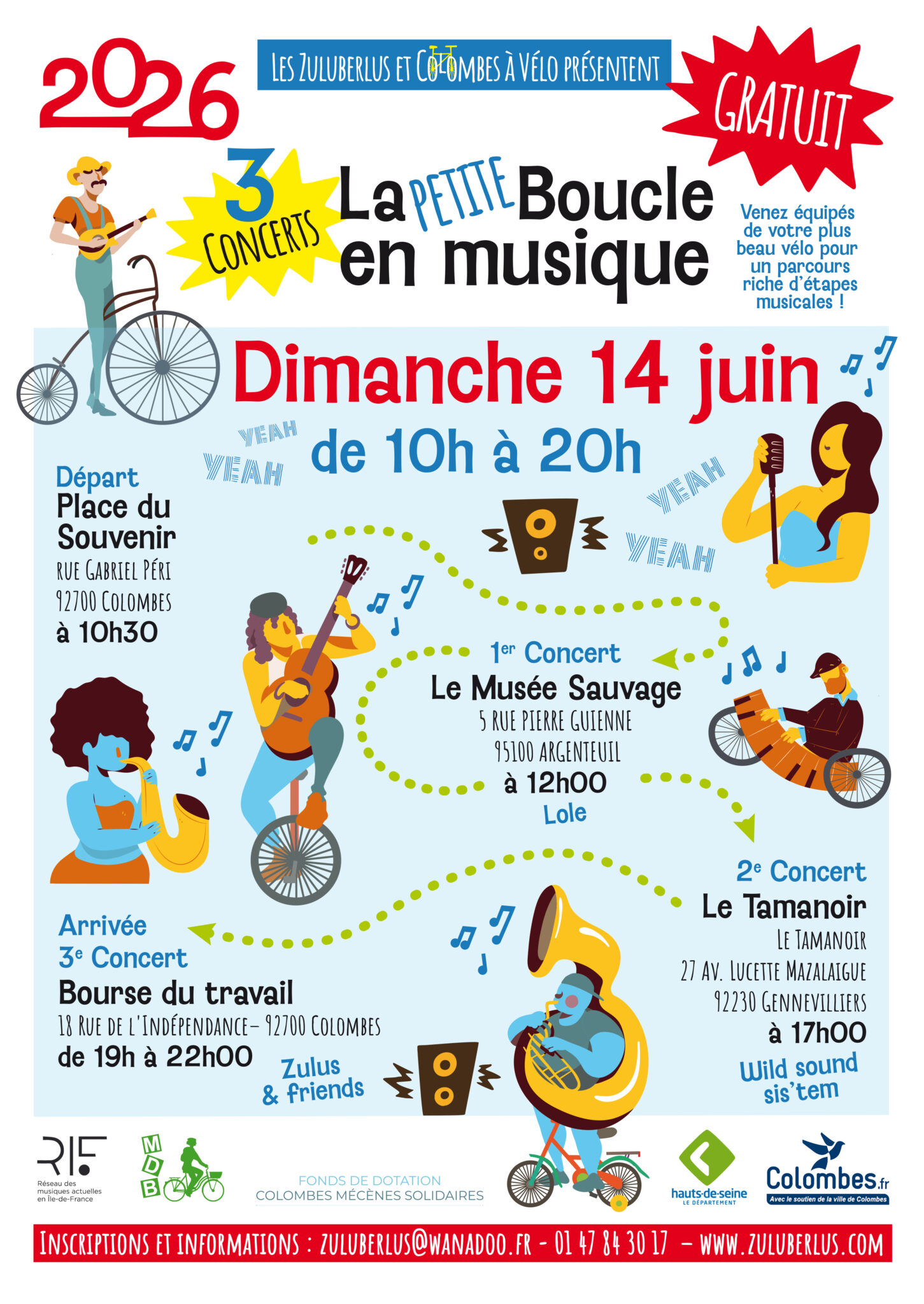 La Petite Boucle en Musique (Colombes, Argenteuil, Gennevilliers ...